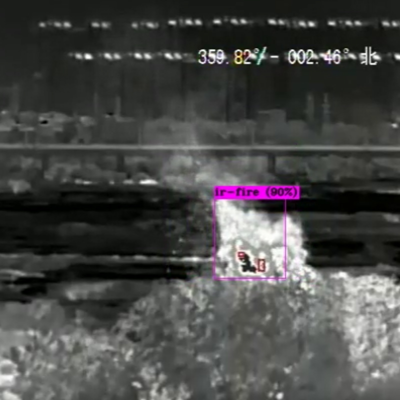 Outdoor Security 5km Fireworks Recognition Infrared Thermal Imaging 360 ...